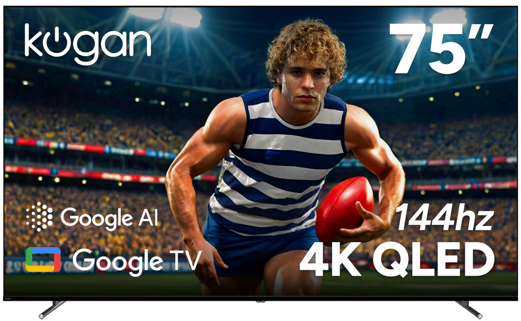 Kogan 75 QLED 4K 144Hz Smart AI Google TV - Q98G - (KAQL75XQ98GSVA) - Manuals and Support