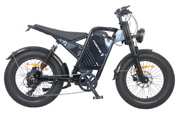 Fortis FatBro 48V 13Ah Fat Tyre Electric Bike Plus - (FSMOTEBIKPA ...